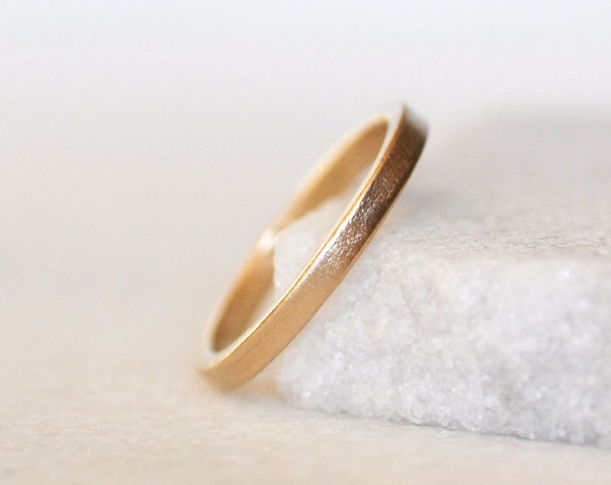 Cubic Gold Band-wedding Ring Gold Ring-gold Wedding Band-plain Gold Band-unisex Gold Ring ...