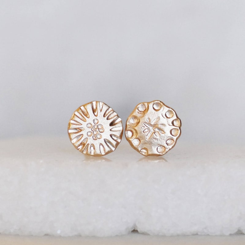 Handmade Post Earrings - Etsy
