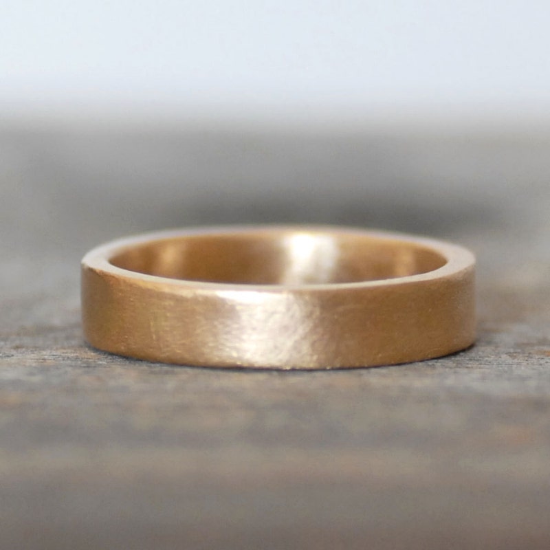 Thick Gold Ring - Etsy
