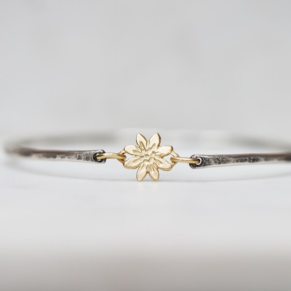 Flower Bangle - Etsy