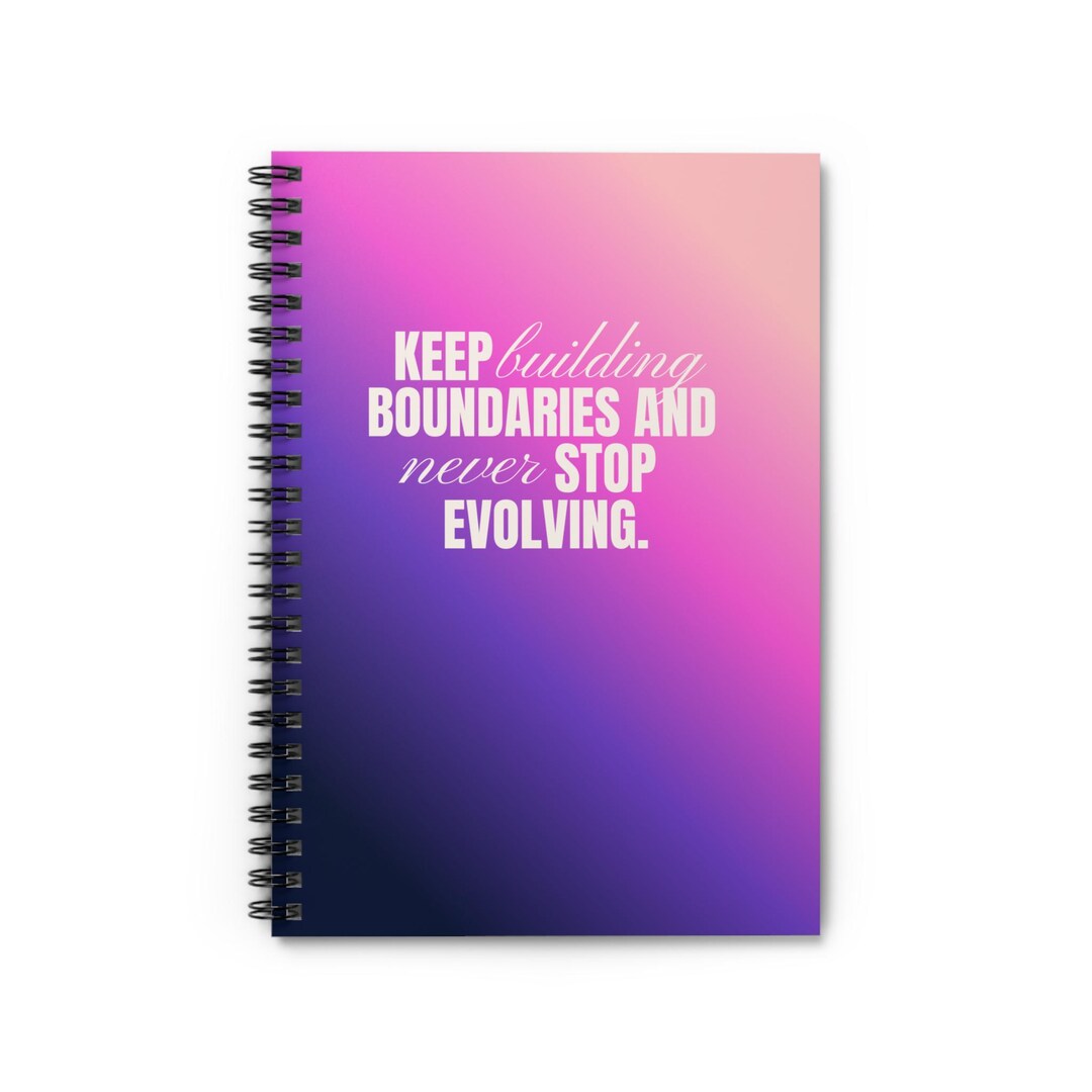 Notebook, Boundaries Notebook, Growth Journal - Etsy