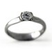 Alternative Promise Ring With a Center Stone Diamond - Etsy