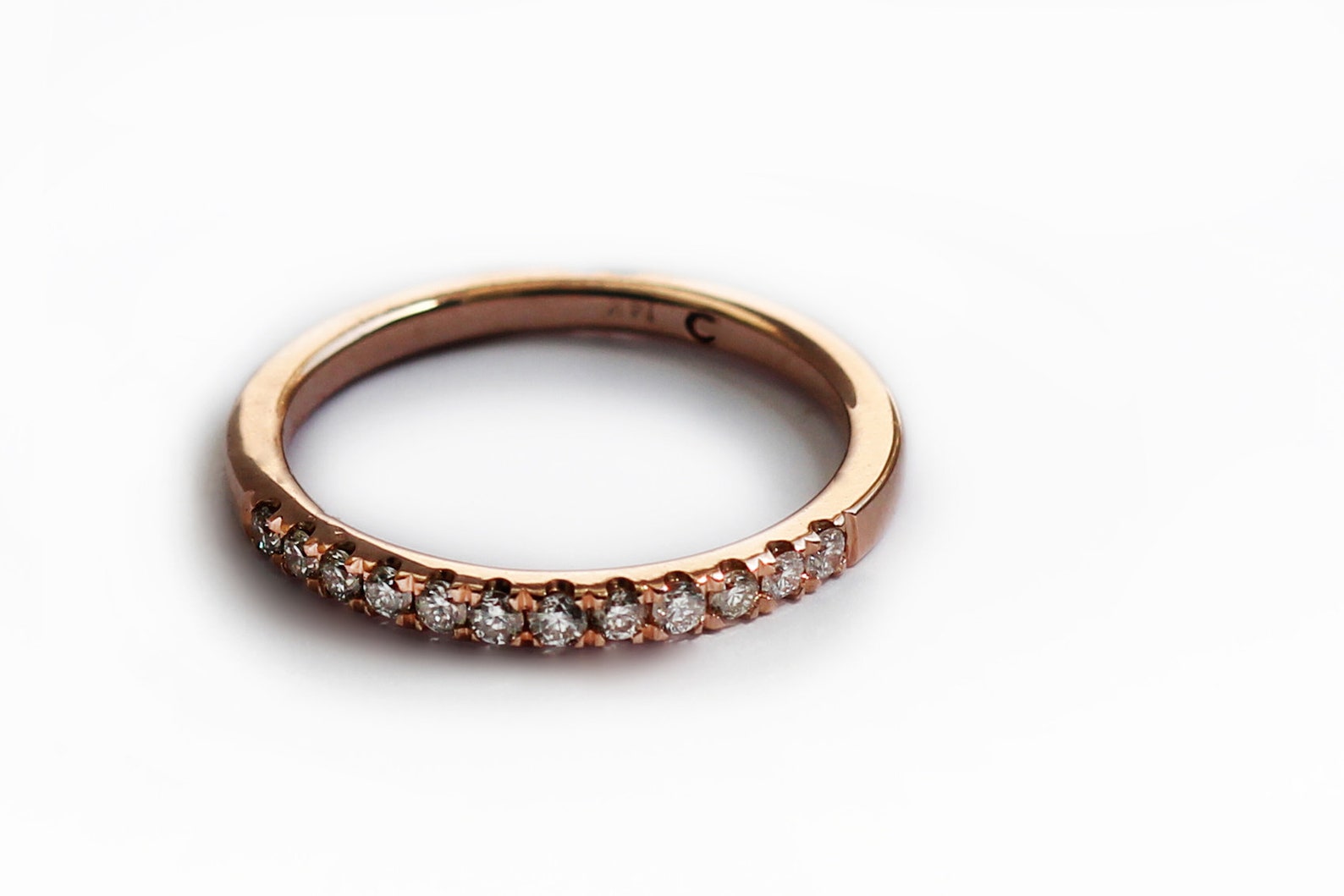 Mixed Metal Wedding Bands Set His and Hers Unique Matching | Etsy