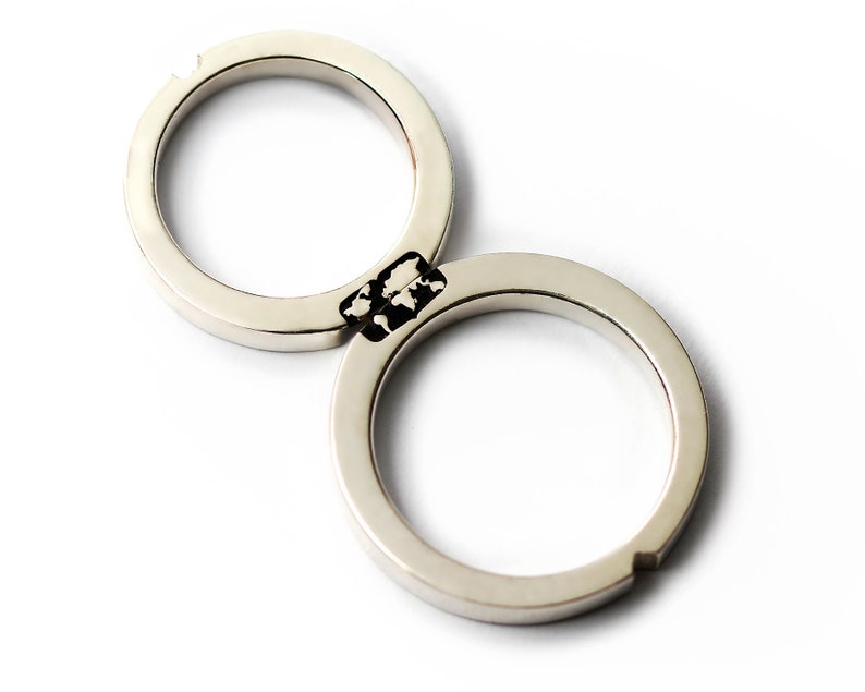 Globe World Map Couple Rings, Wanderlust Bands, Unique Map Band, Silver ...