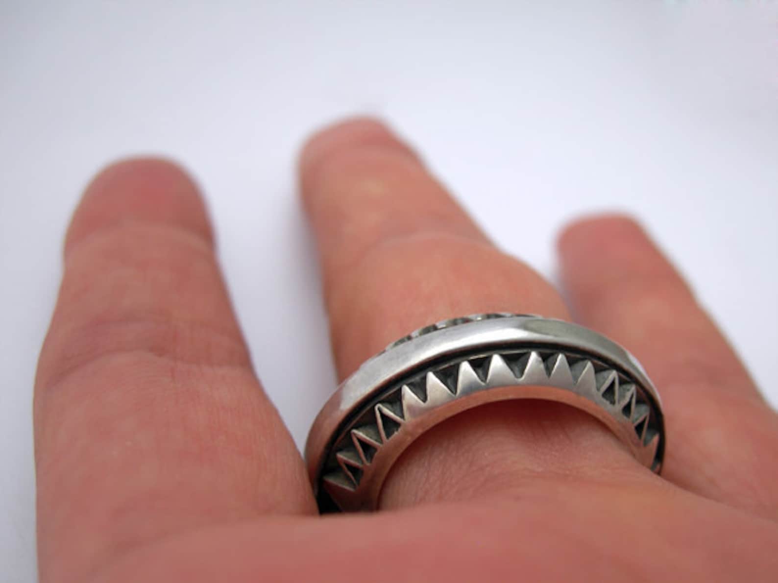 Geometric Ring, Sterling Silver, Custom Made Jewelry, Jewelry Art - Etsy