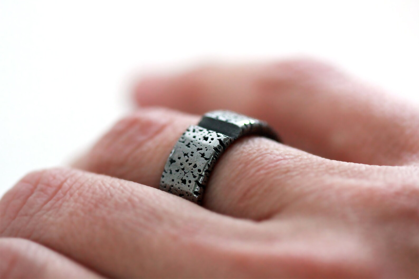 Unique Couple Rings Black Ring Set Black Band for Men | Etsy