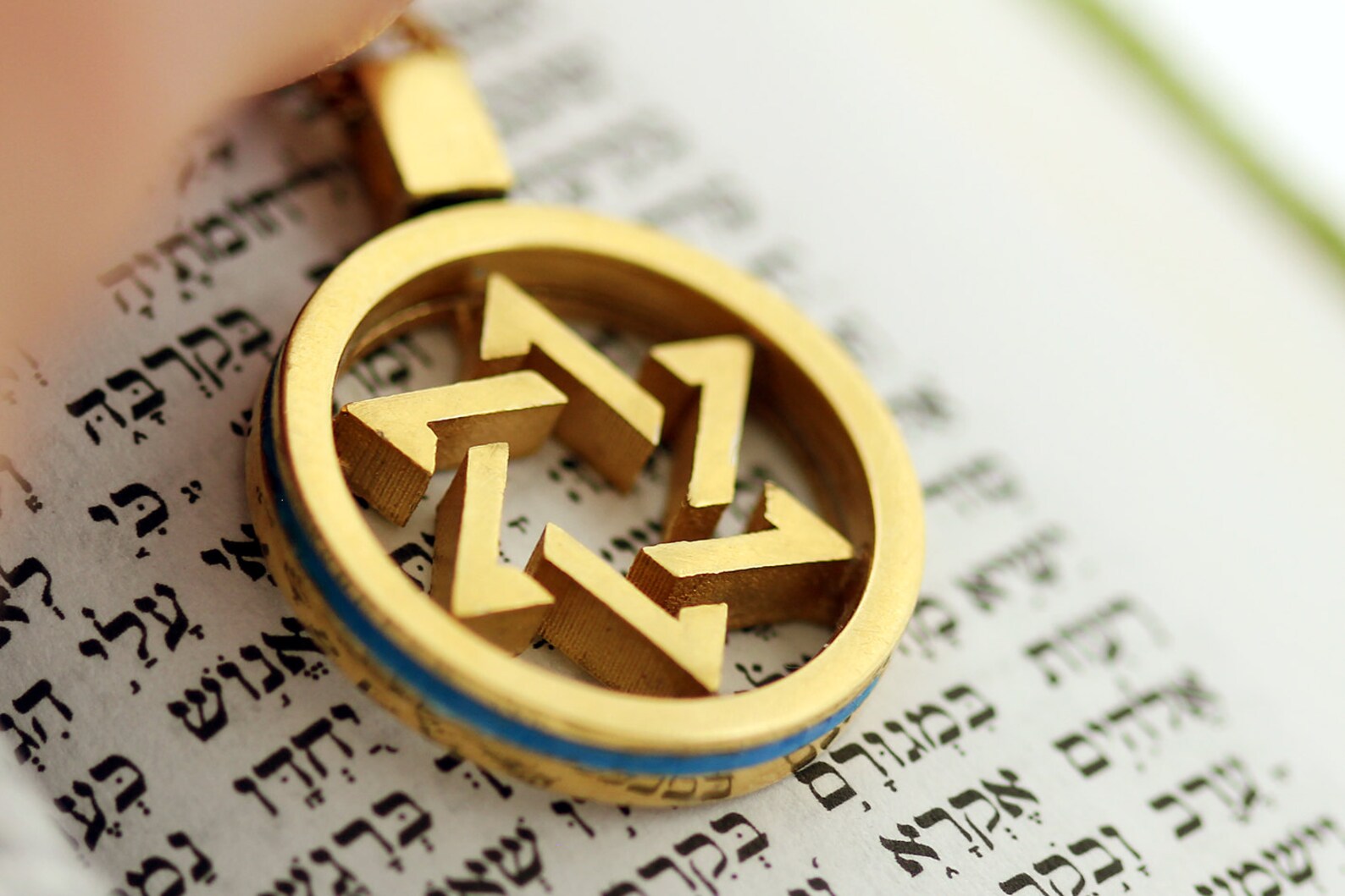 Hanukkah Jewelry Gift Star of David Pendent Gold on - Etsy