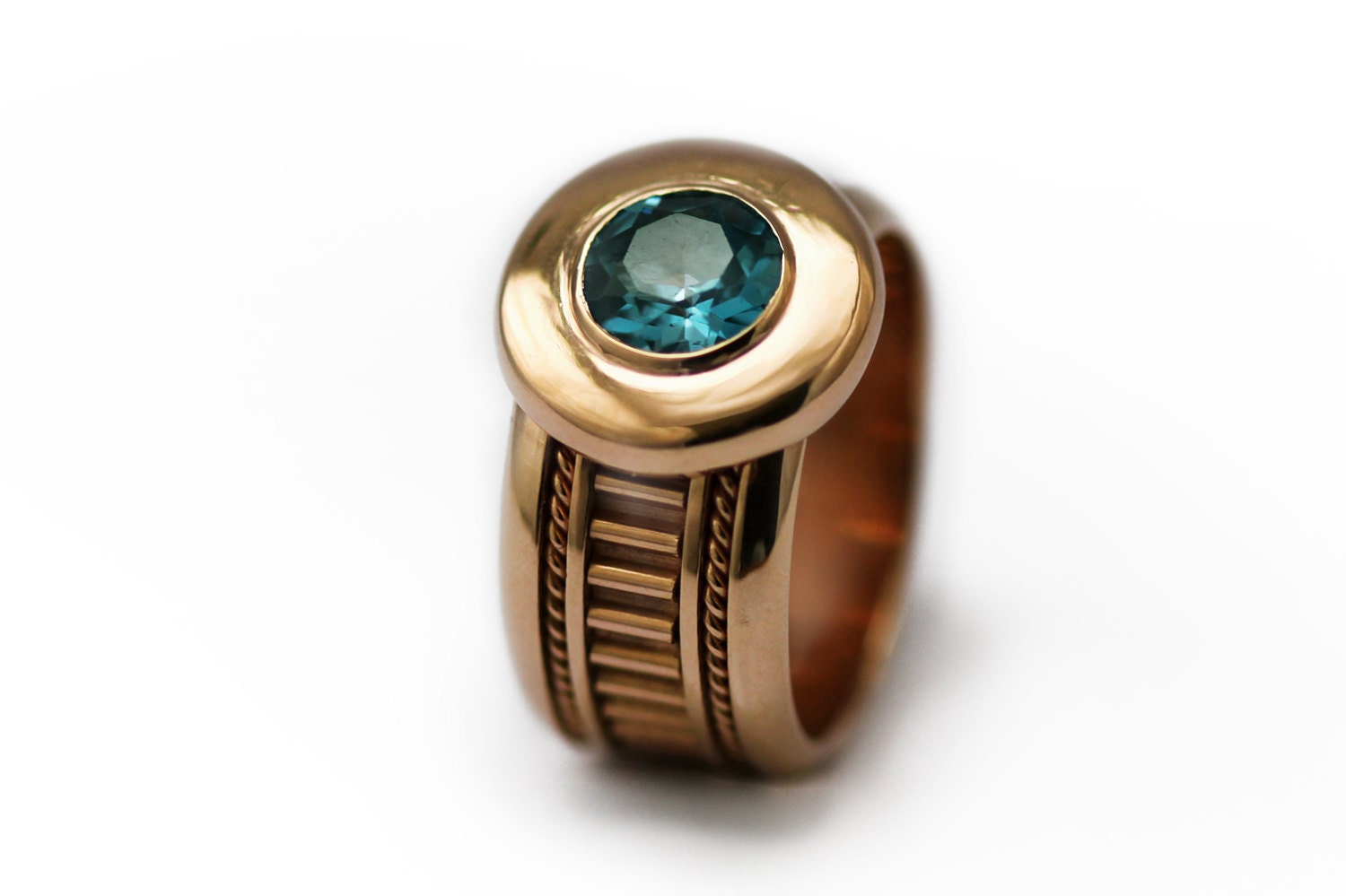 Birthstone Topaz Ring-rose Gold Engagement Ring Rose Gold - Etsy