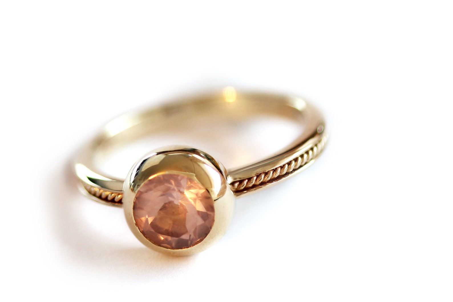 14k Gold Engagement Ring Promise Ring Unique Engagement - Etsy