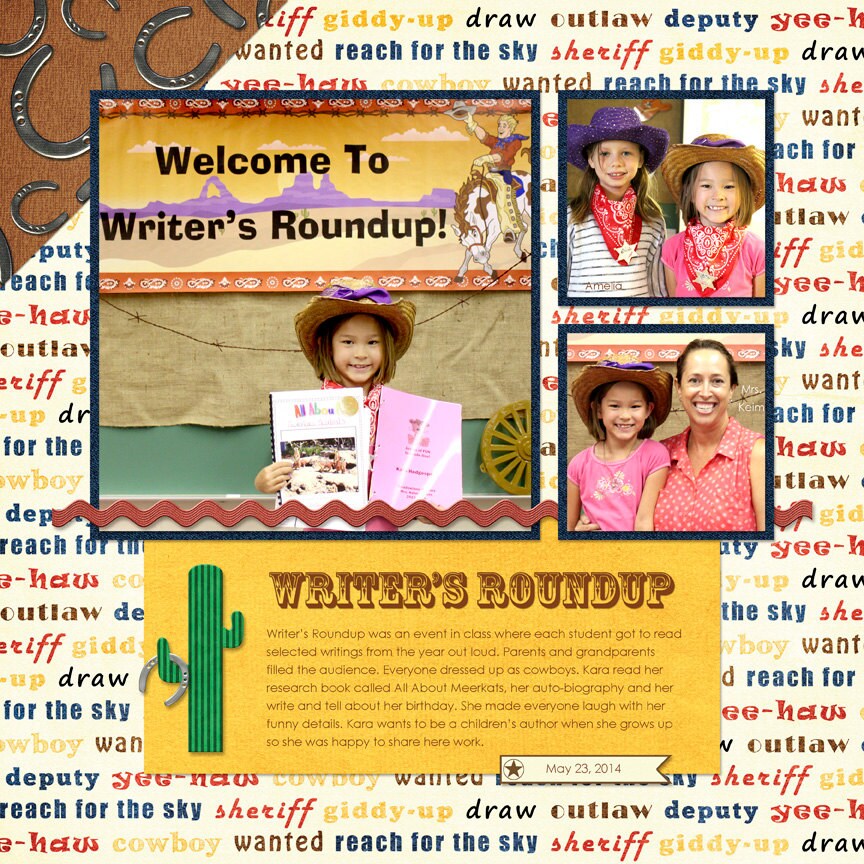 Little Cowboy Cowboy and Western Digital Scrapbook Kit | Etsy