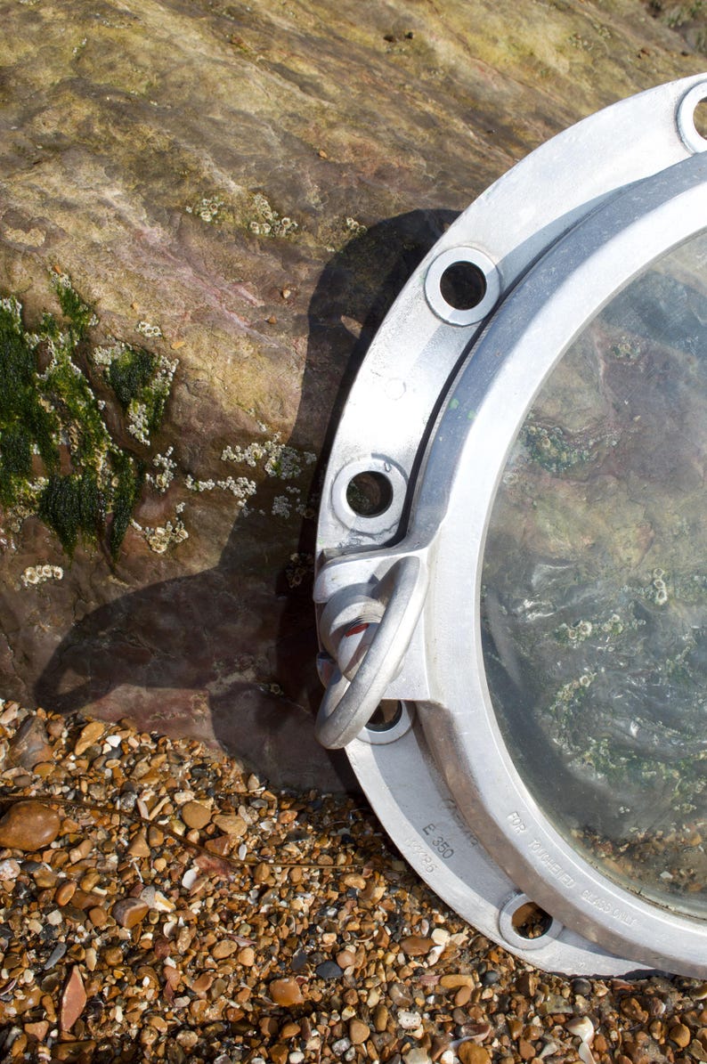 Vintage Authentic Large 2 Key Aluminium Circular Porthole - Ship ...
