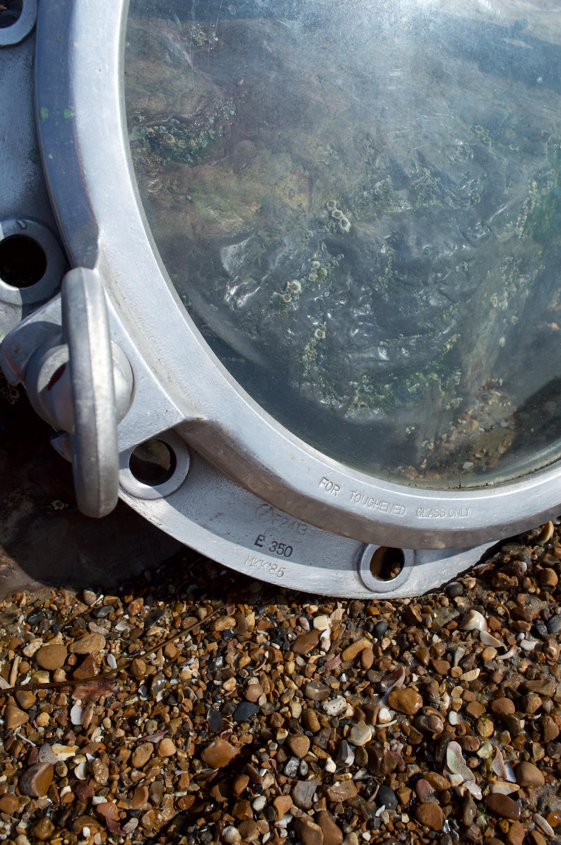 Vintage Authentic Large 2 Key Aluminium Circular Porthole - Ship ...