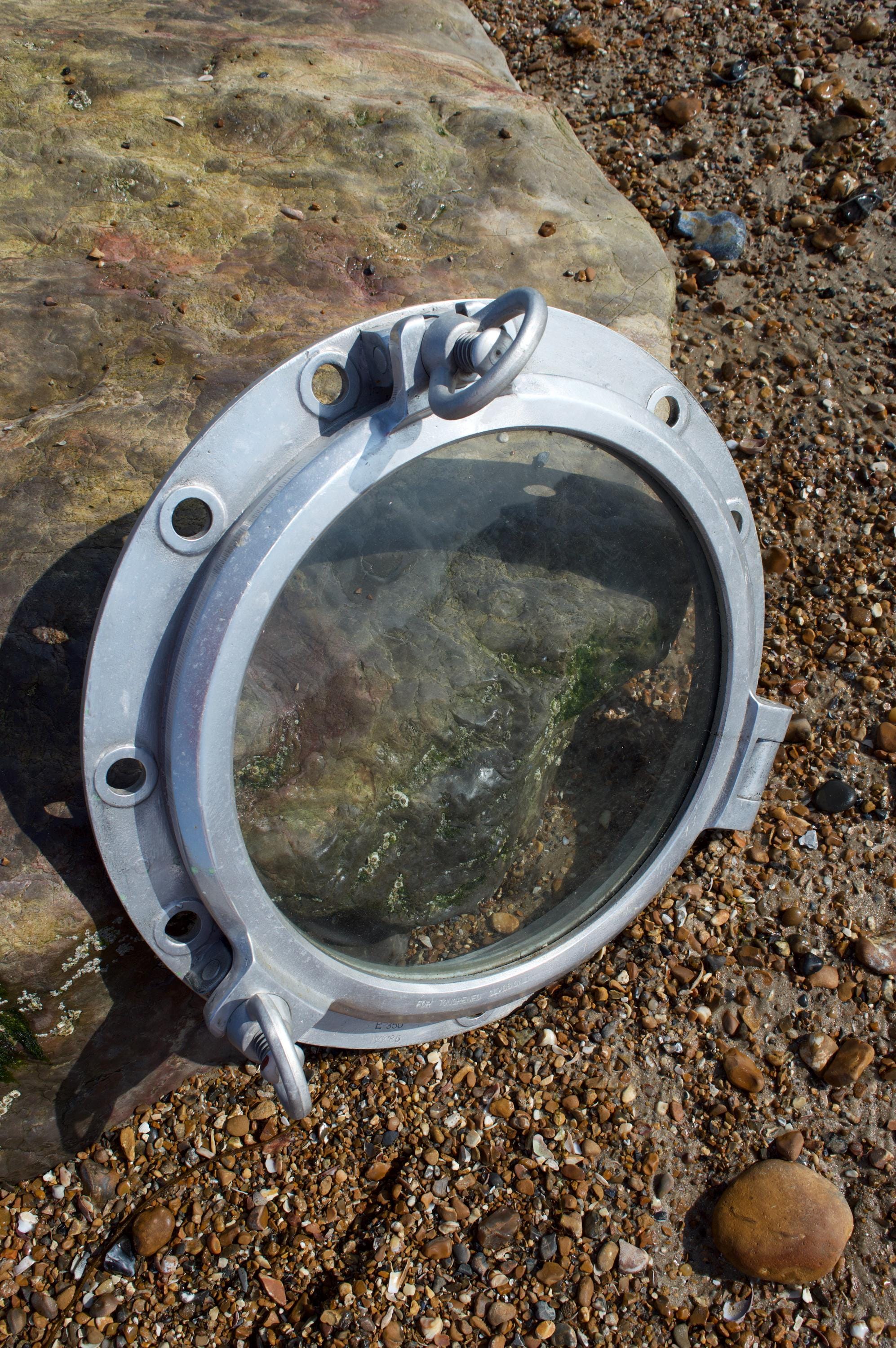 Vintage Authentic Large 2 Key Aluminium Circular Porthole - Ship ...