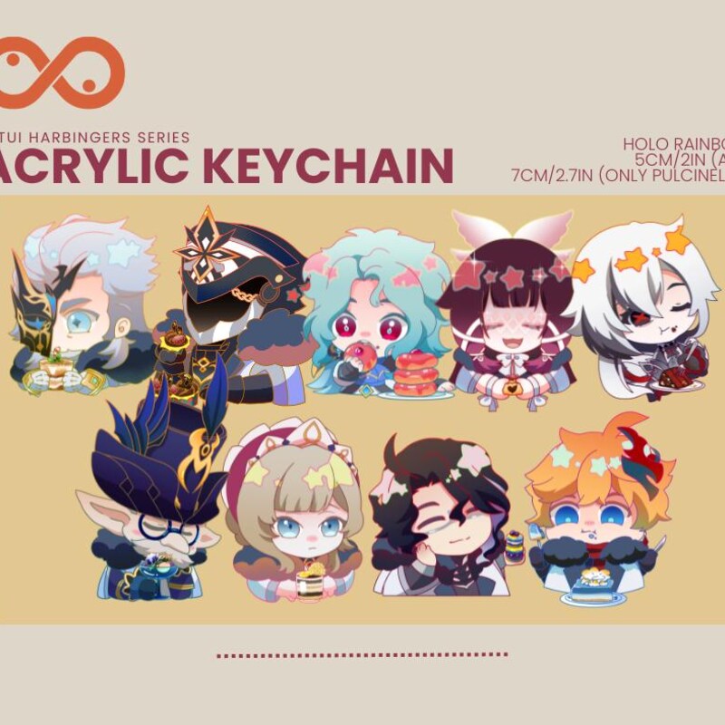 Genshin Fatui Keychain - Etsy