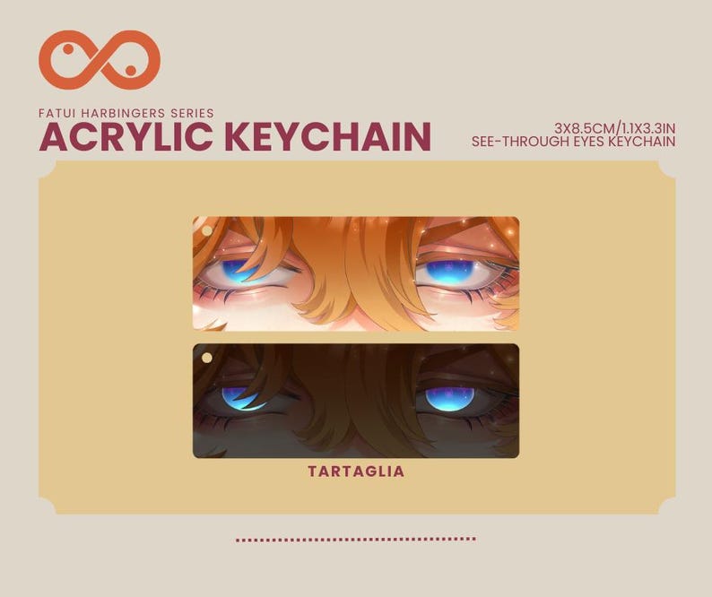 Genshin Impact - Fatui Eyes Keychains - Etsy
