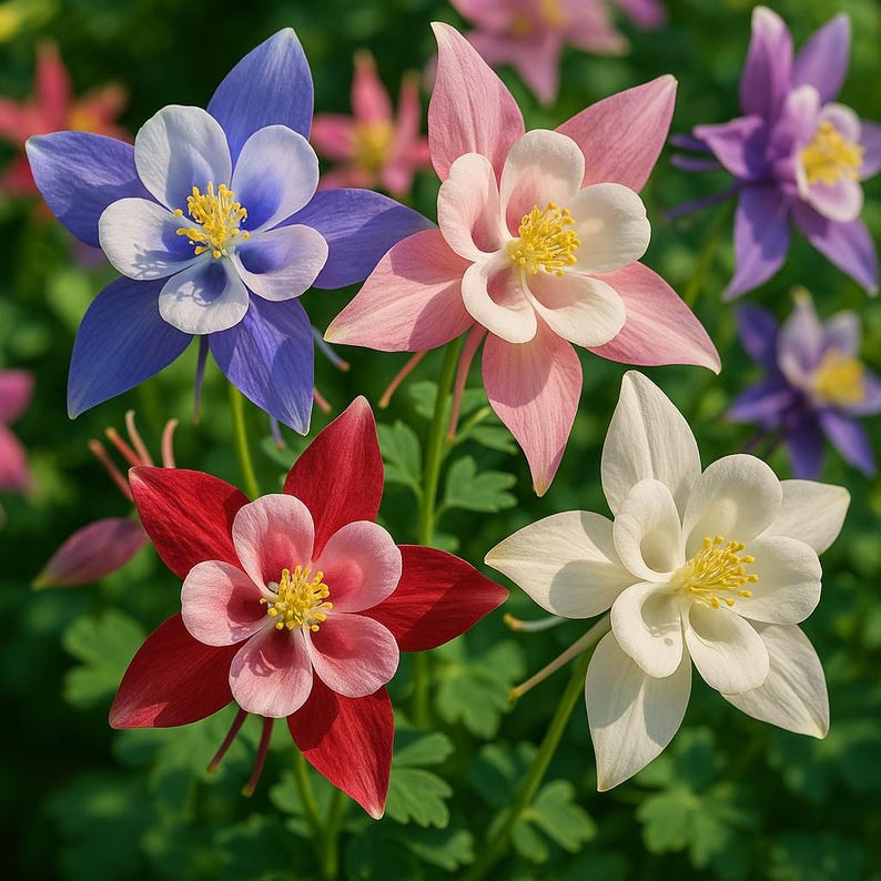 200+ Columbine Mckana Giants Seeds | Perennial Flower | Mixed Colors ...