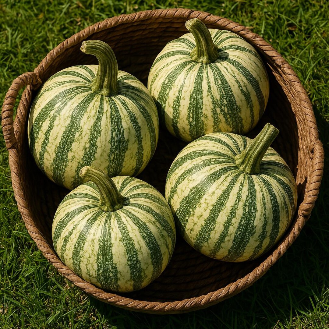 10+ Green Striped Cushaw Pumpkin Seeds | Heirloom Gourd | Free Shipping ...