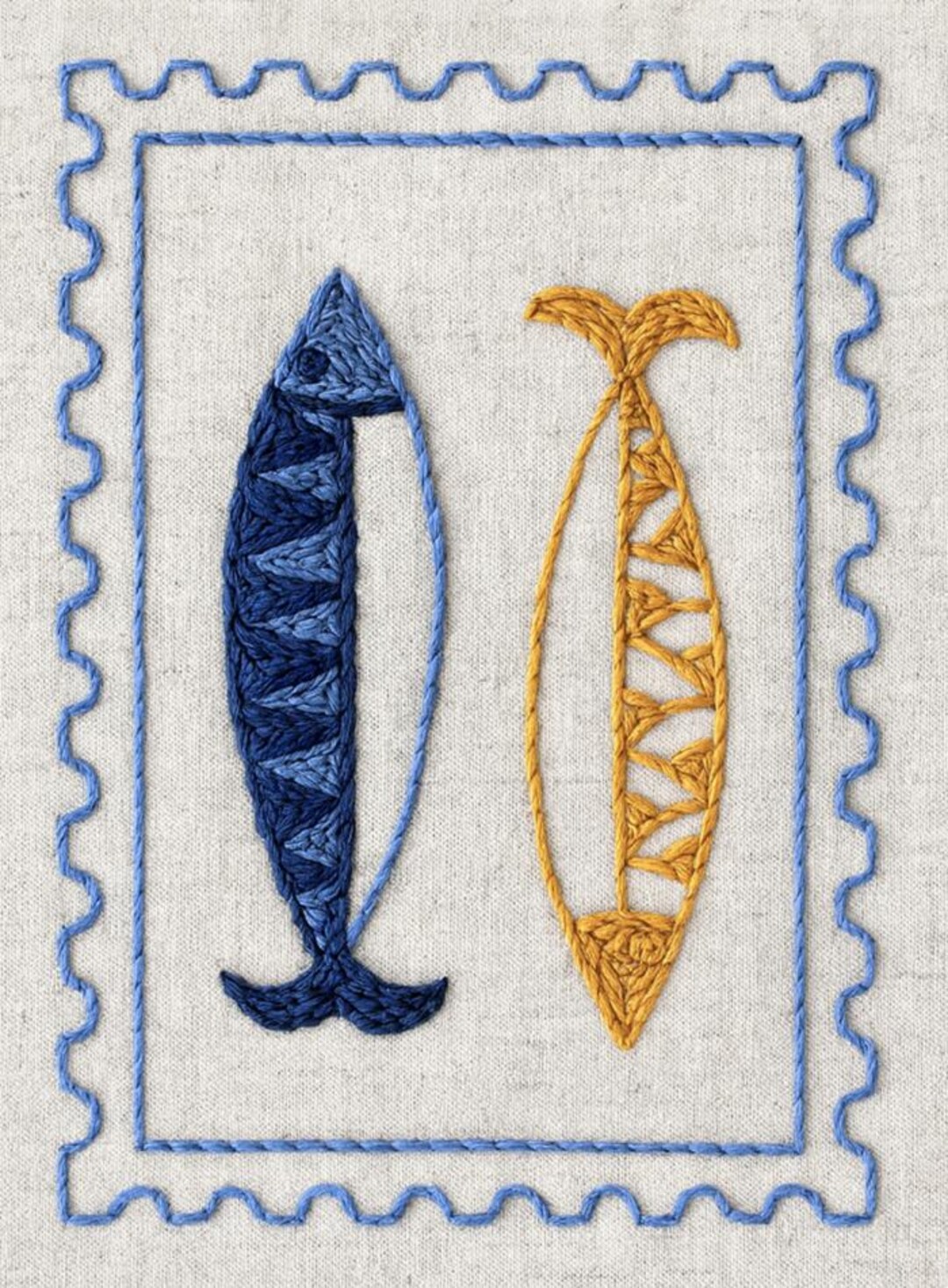 Memories of Portugal - Sardines - Embroidery Design for Beginners | 4 ...