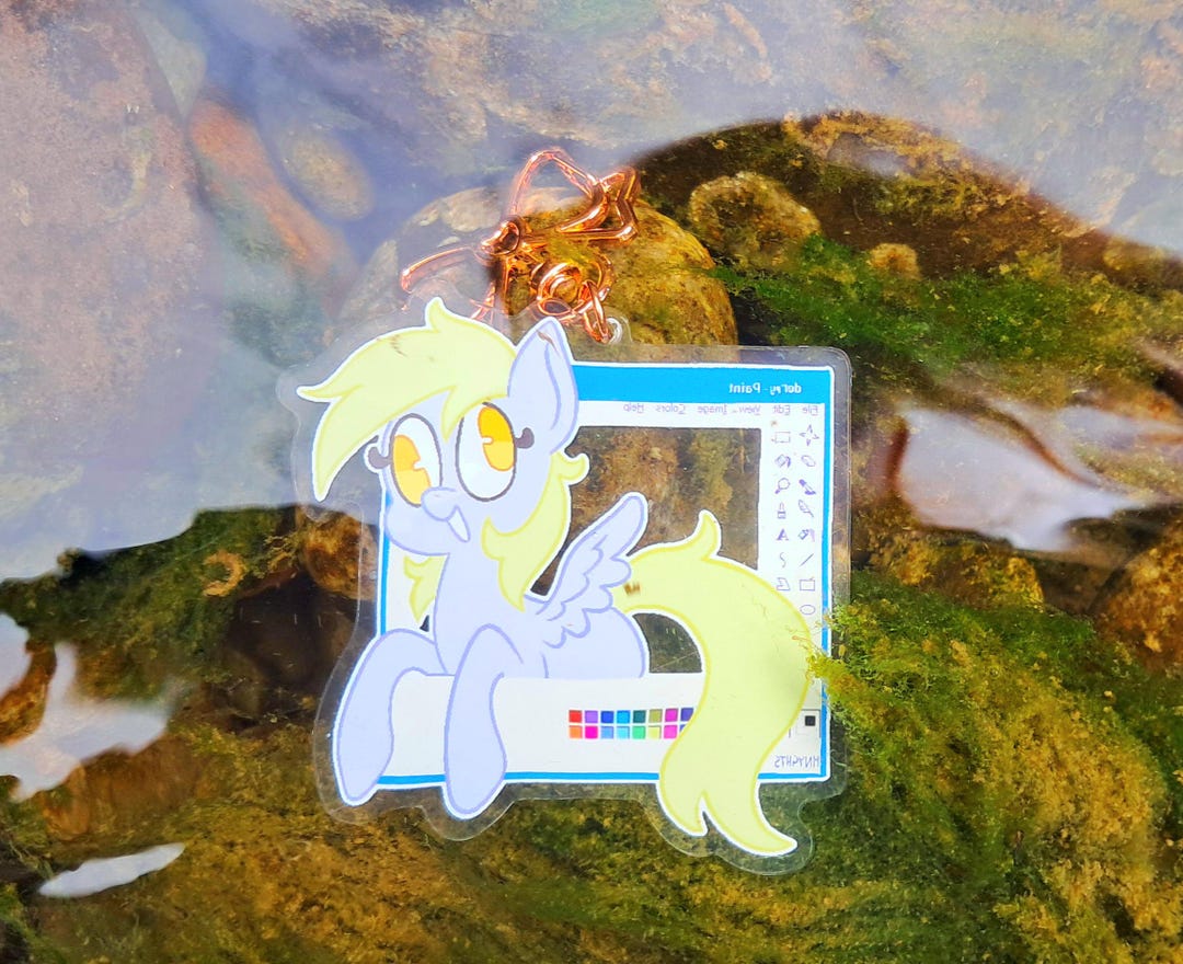 Mspaint Derpy Hooves Transparent Window Keychain - Windowsxp - My ...
