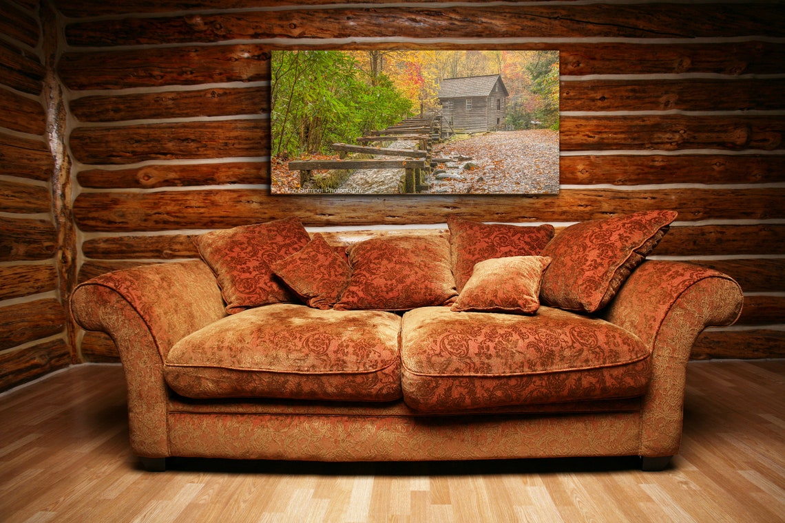 Mingus Mill Great Smoky Mountains National Park Fall Print | Etsy