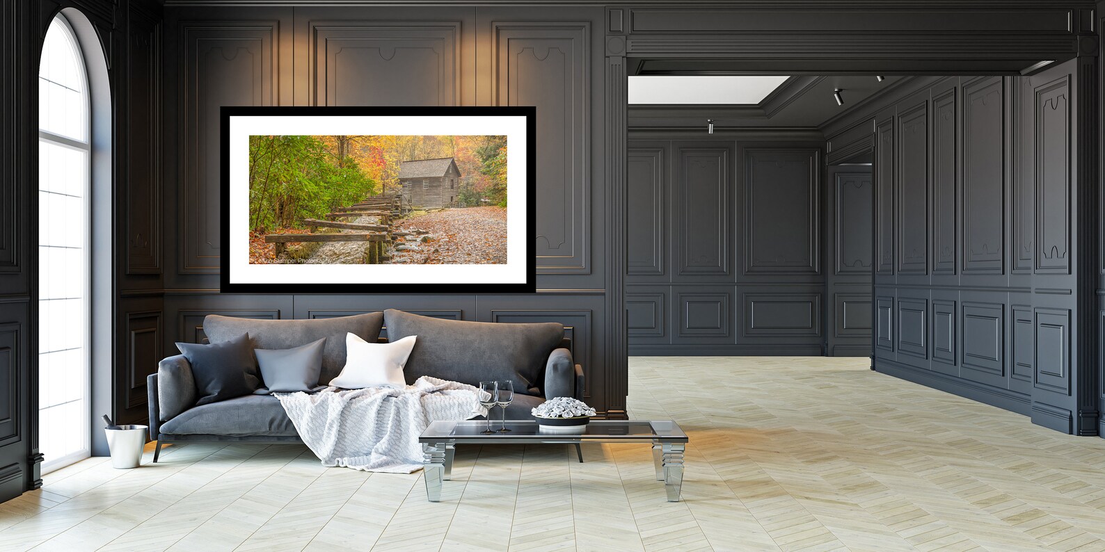 Mingus Mill Great Smoky Mountains National Park Fall Print | Etsy