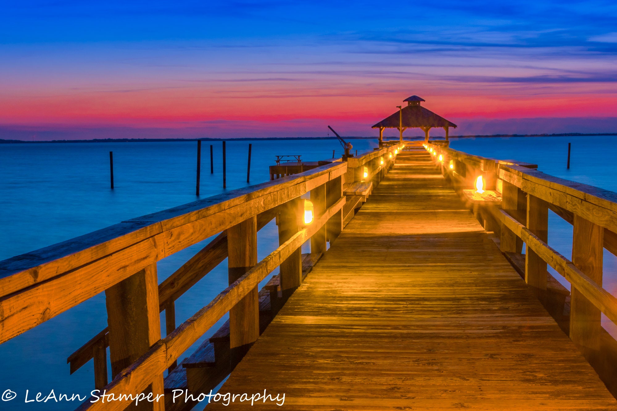 Fishing Pier Sunset Print North Carolina NC Outer Banks OBX | Etsy