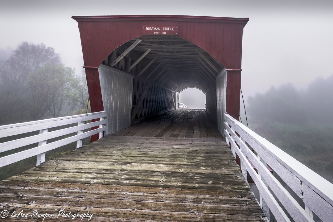 Bridges of Madison County Roseman Covered Bridge Winterset Iowa Fine ...