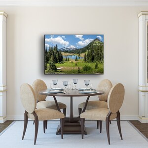 Mt Rainier National Park Washington Print Tipsoo Lake Chinook Pass ...