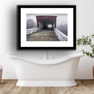 Bridges of Madison County Roseman Covered Bridge Winterset Iowa Fine ...