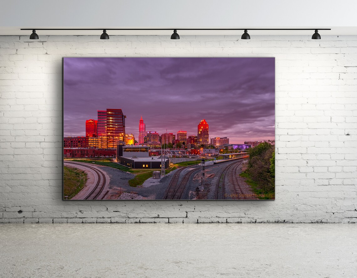 Raleigh,north Carolina,raleigh Nc,skyline,raleigh Prints,prints ...