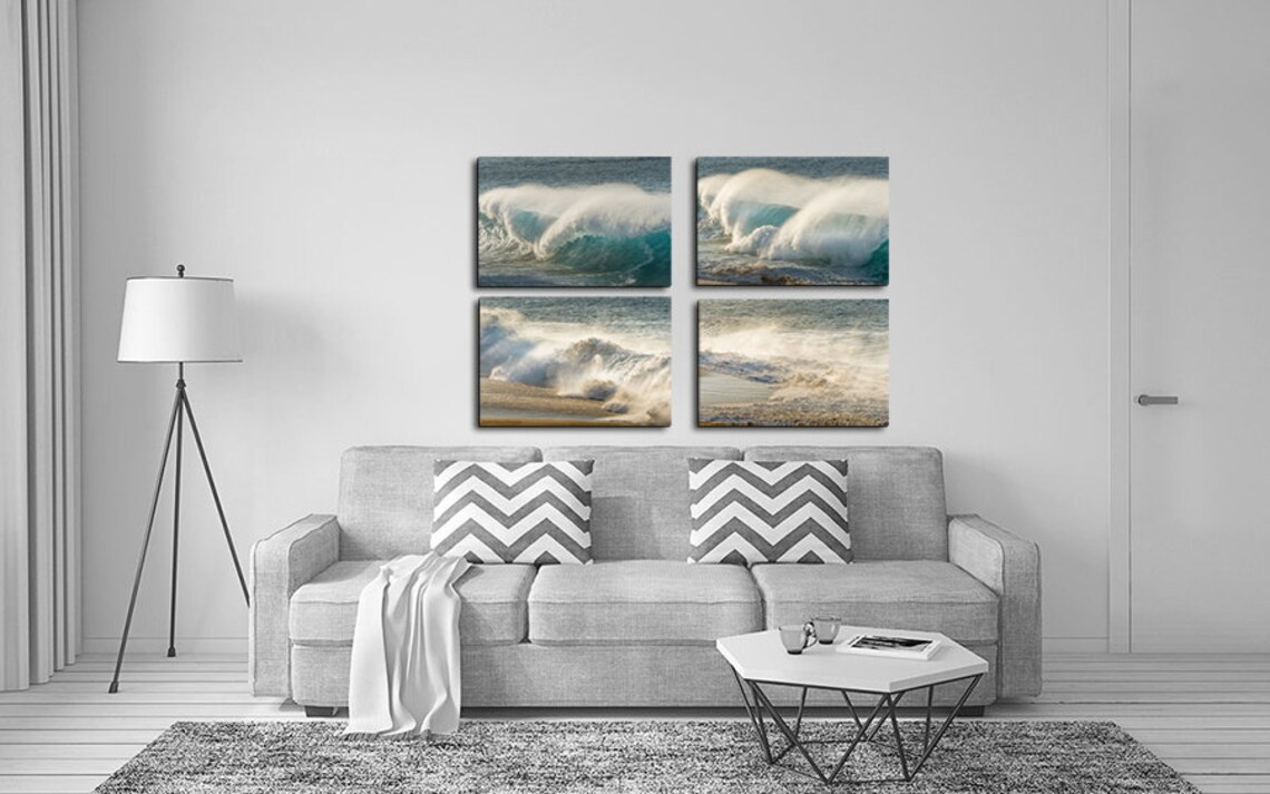 Wave OceanBeach Decor Beach ArtHome DecorOffice | Etsy