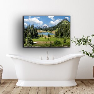 Mt Rainier National Park Washington Print Tipsoo Lake Chinook Pass ...