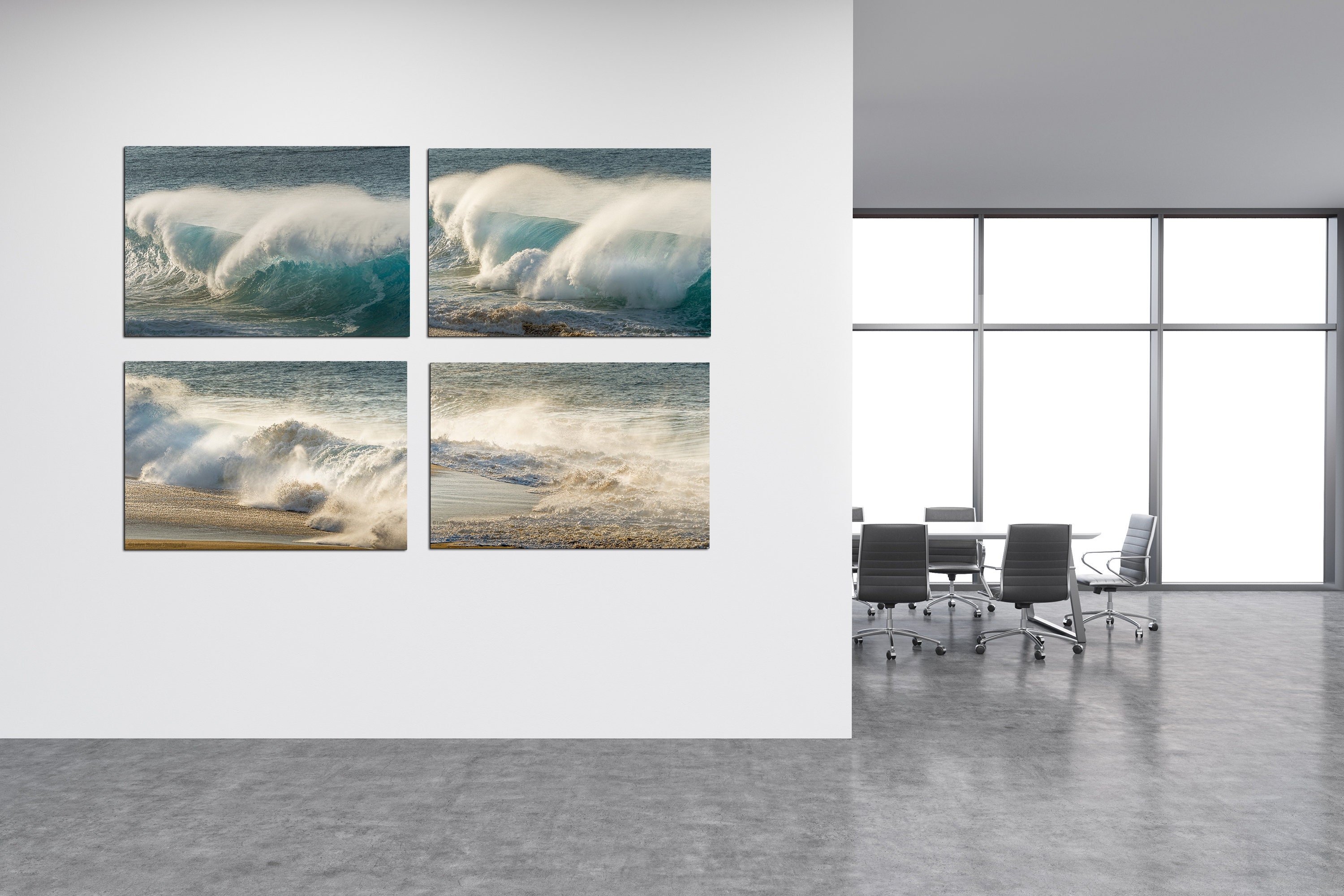 Wave OceanBeach Decor Beach ArtHome DecorOffice | Etsy