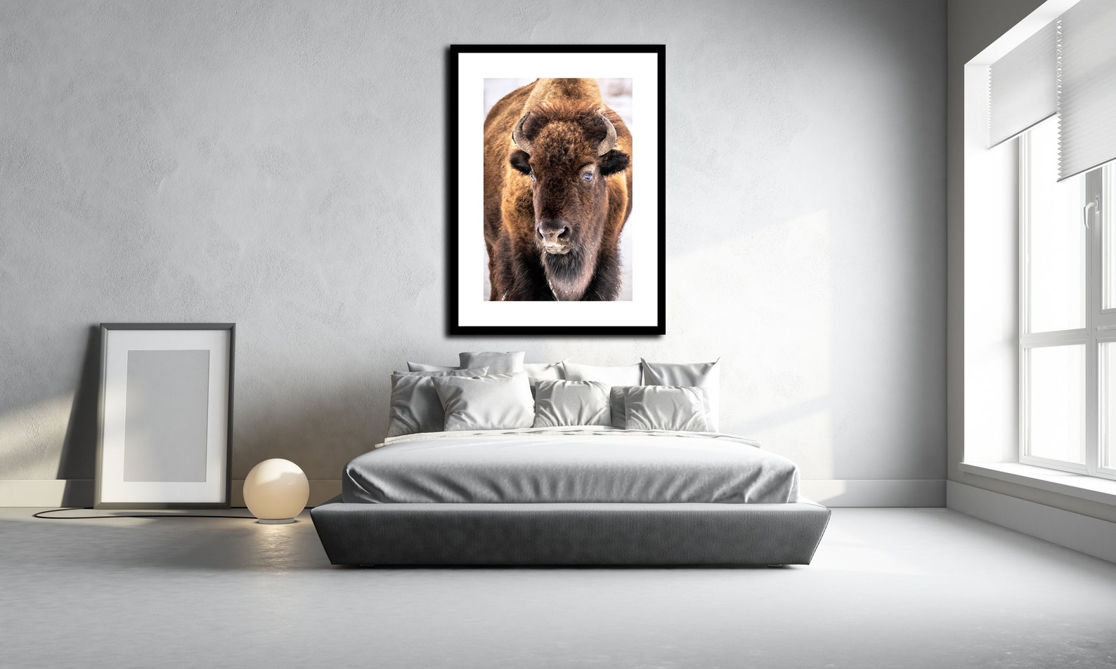 American Buffalo Yellowstone Print, Buffalo Wall Art Poster, Bison ...