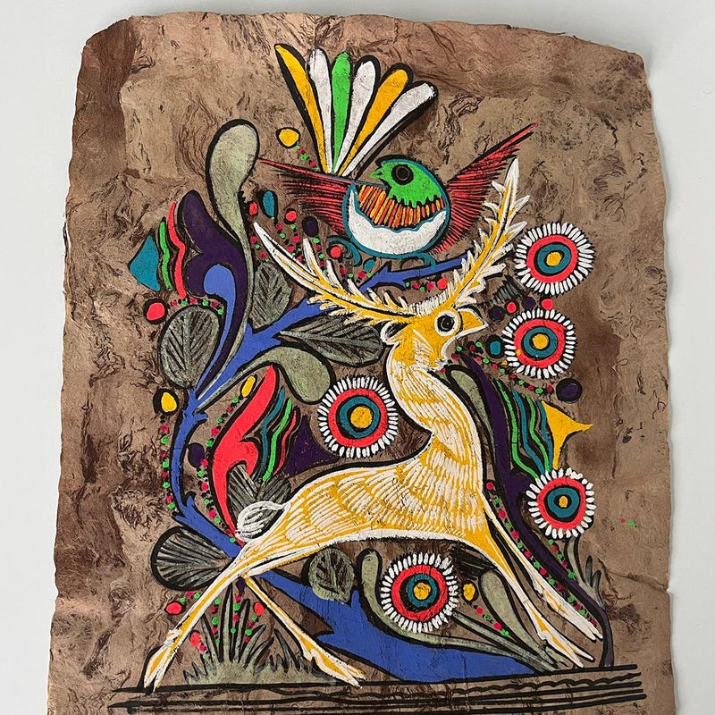 Amate Bark Painting - Etsy