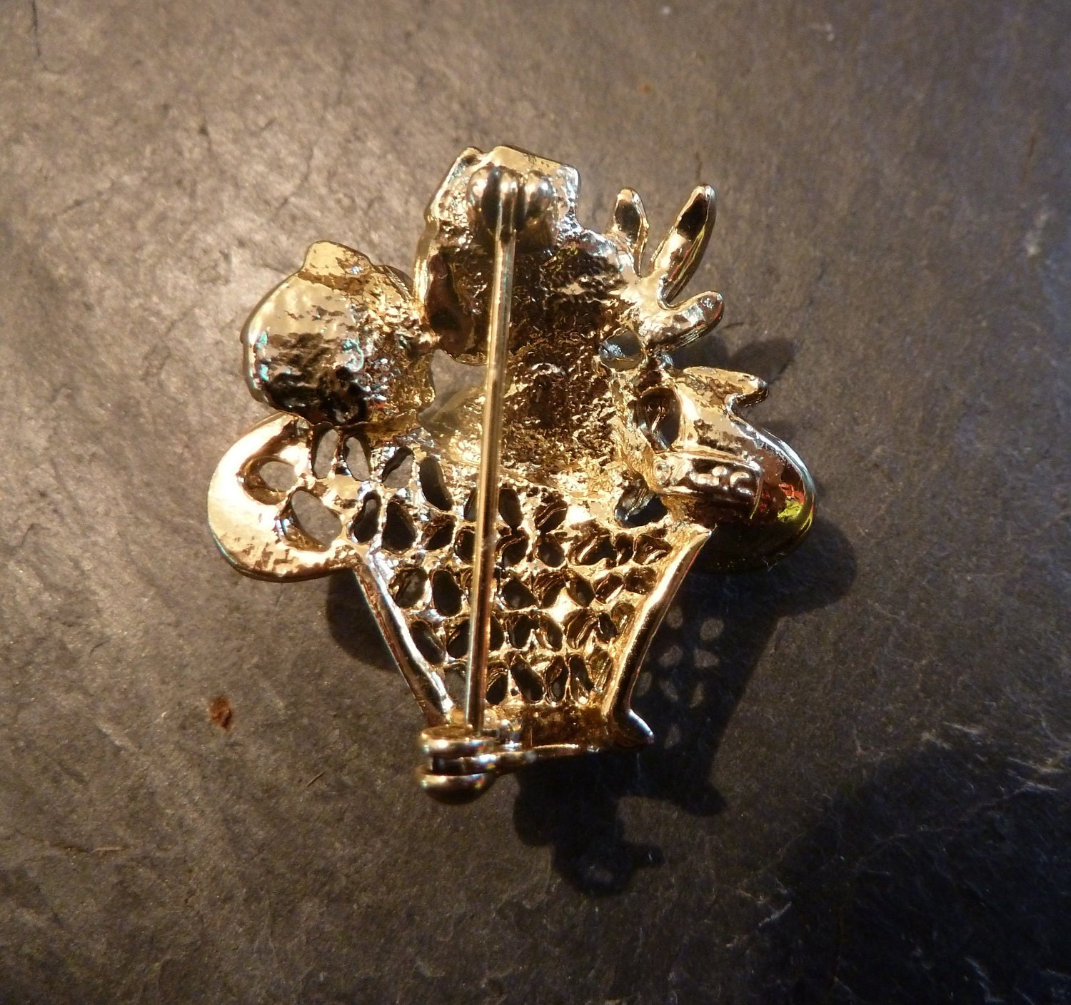 Vintage AJC Brooch by the American Jewelry Chain Company - Etsy