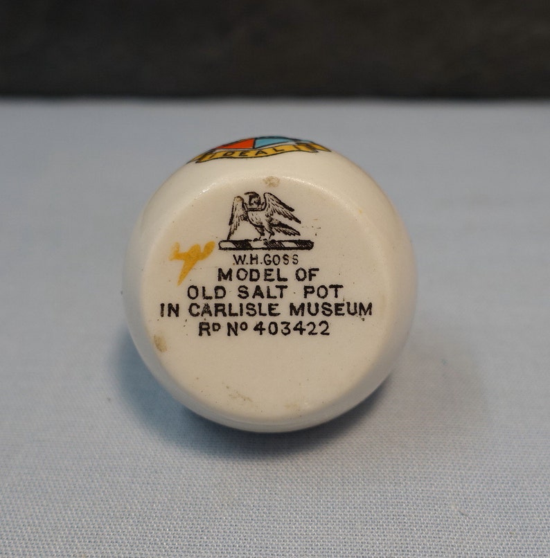 W.H. Goss Model of Old Salt Pot in Carlisle Museum 1903 - Etsy