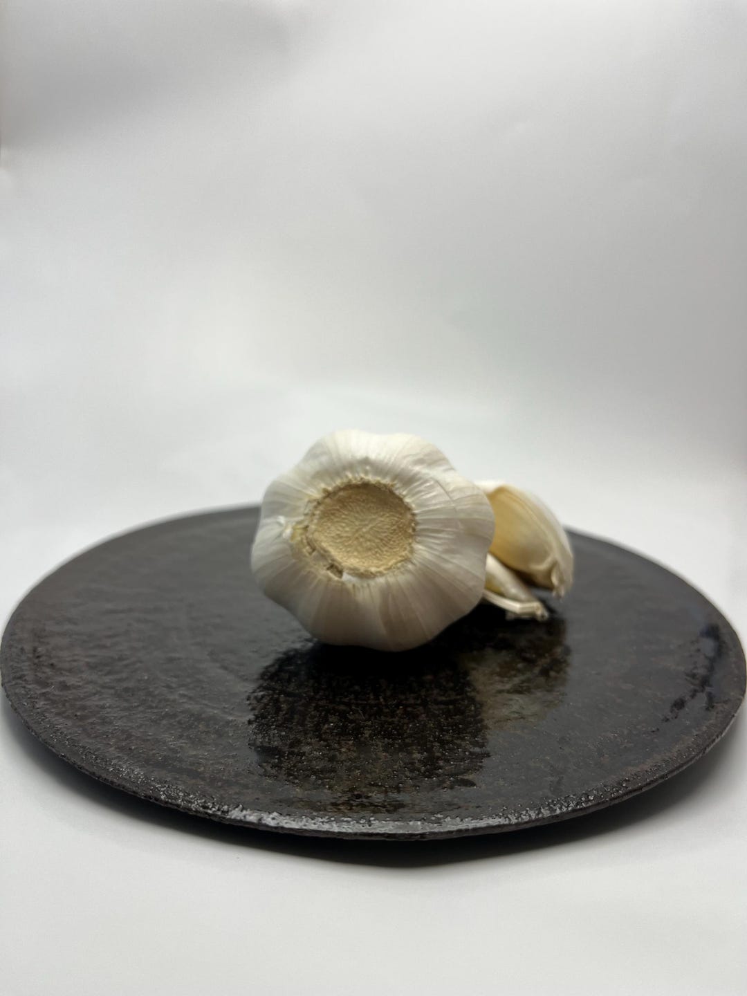 Plate / High Iron Hawaiian Red Clay, Stoneware, Ceramic, Grog, Texture ...