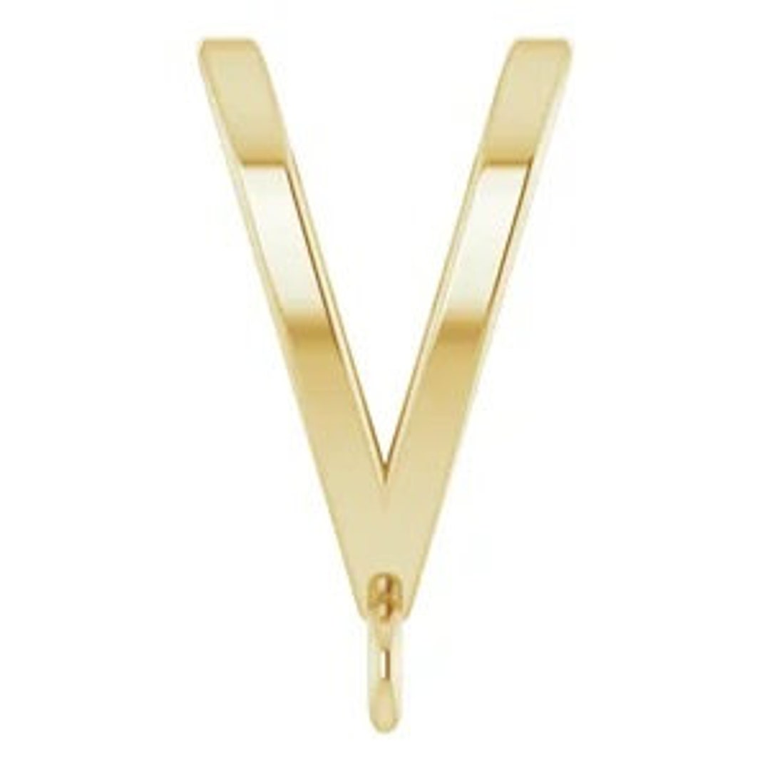 Rabbit Ear Pendant Bail: Sterling Silver or 14k Gold - Etsy