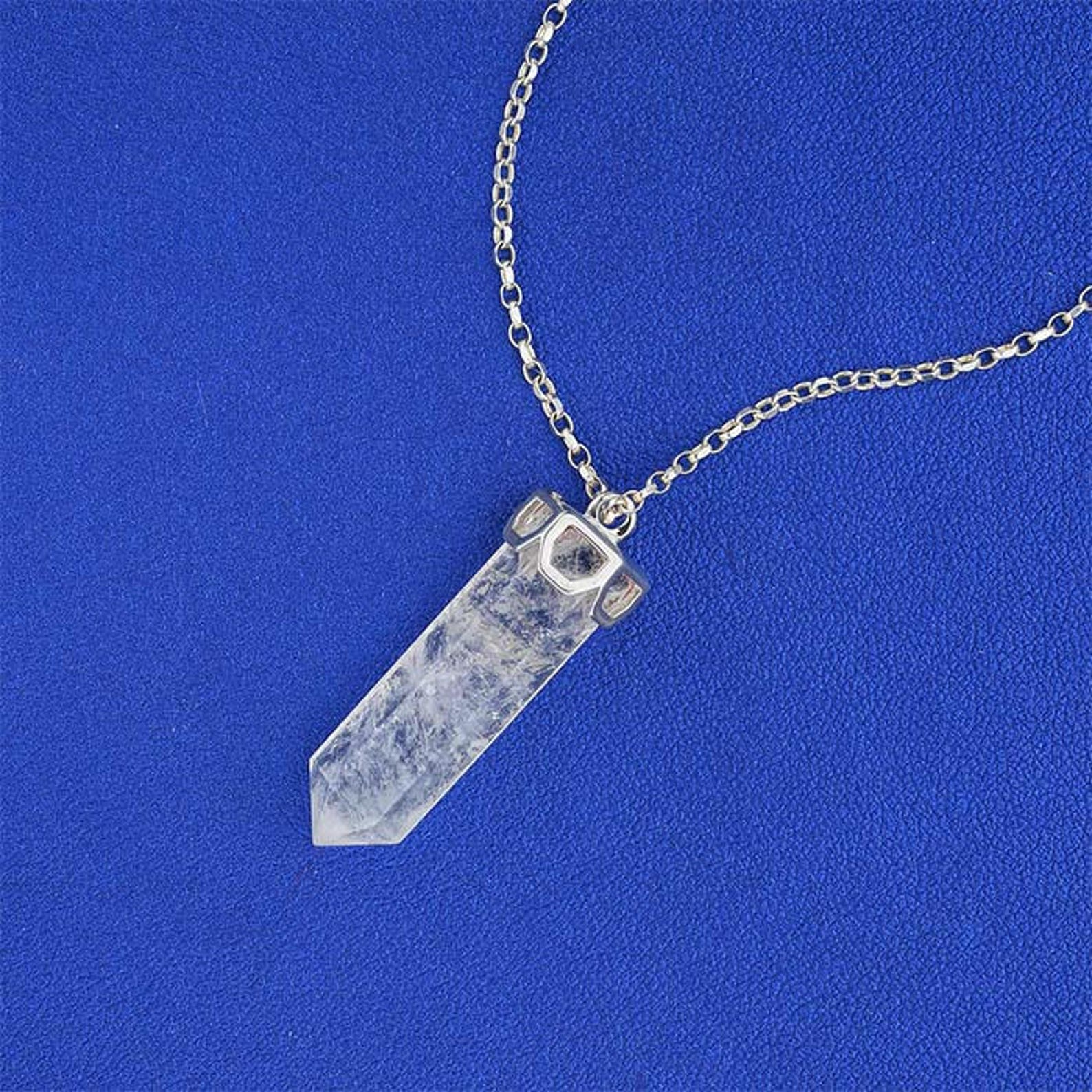 Sterling Silver Hexagonal End Cap for Single-point Crystal - Etsy