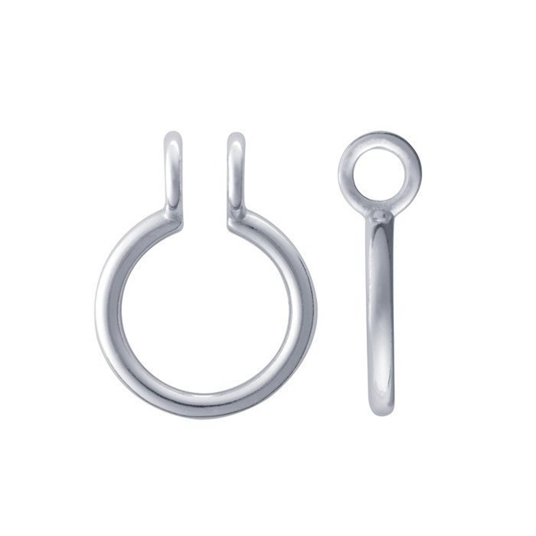 Sterling Silver Ring Keeper Pendant - Etsy