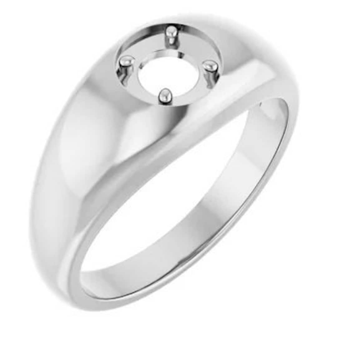 Mens Ring Mounting Available in Your Choice of Setting Size and Metal ...