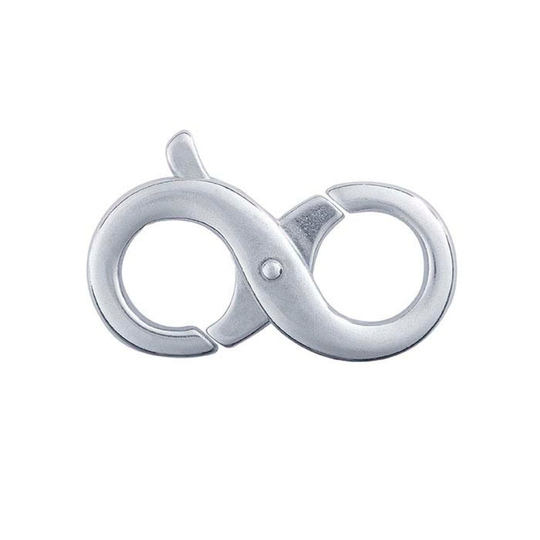 Sterling Silver Infinity Lobster Clasps - Etsy