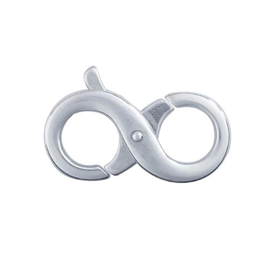 Sterling Silver Infinity Lobster Clasps - Etsy