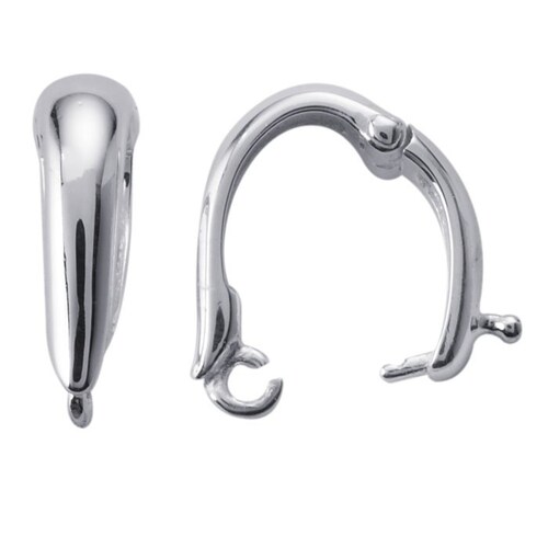 Sterling Silver Hinged Bail - Etsy