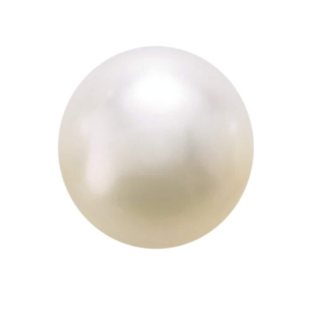 Freshwater Cultured Half-drilled Round Pearl, A-grade, Choose Color and ...