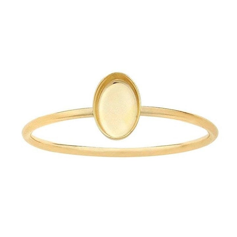 Oval Gold Filled Bezel - Etsy