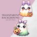 Kawaii Pastel Ghost Clipart Bundle: Halloween PNG (digital Download - Etsy