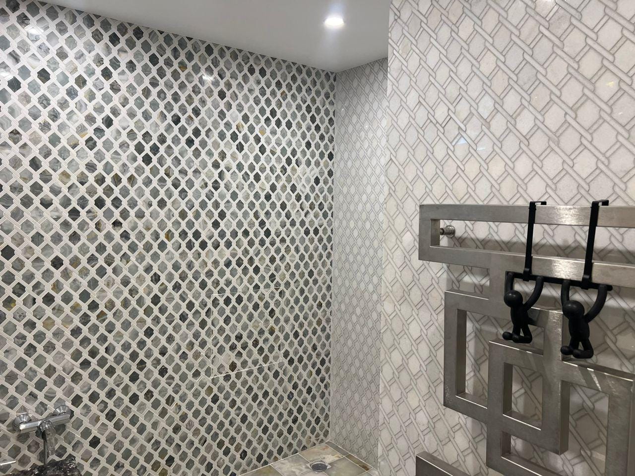 Fence Mosaic Wall Tiles – Light Grey Natural Stone | Clean Contemporary ...