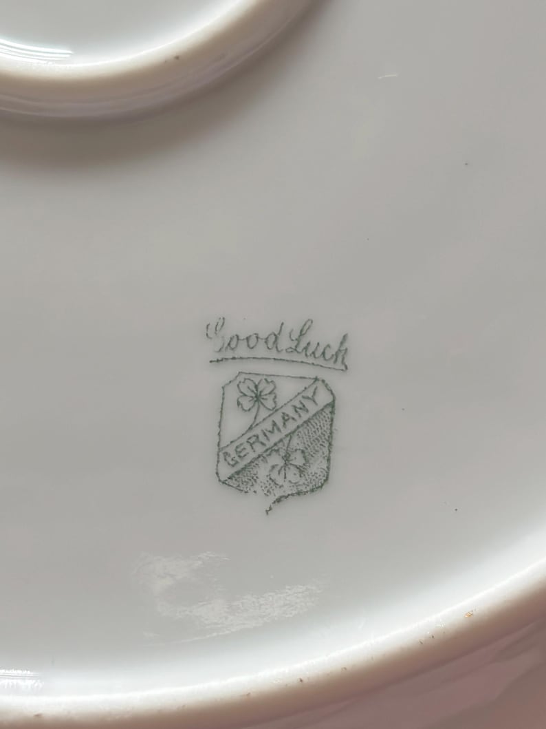 1930s Good Luck German Porcelain Set With Clovers and Gold Accents - Etsy